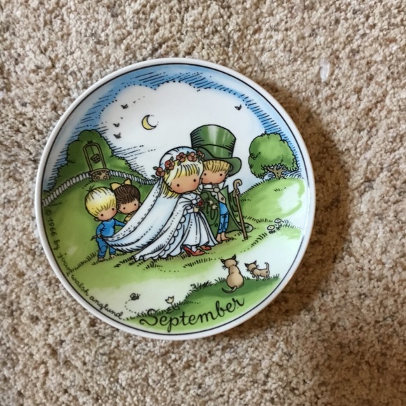 Vintage | Accents | Vintage September Wedding Plate | Poshmark